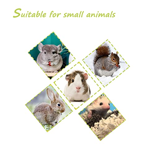 Acsist Hamster Sand Bath Container Acrylic Sand-Bath Box Guinea Pigs Bathroom Shower Toilet Digging Sand Small Animals Bathtub for Gerbil Guinea Pig Hedgehog(Blue)