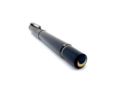 Carbon Fiber Roller Pen Matte Black - Black Ink, Smooth Writing, Executive for Business and Professionals, Cool Pen and Classy Gift for Men or Women. Gift Box Included: Shoptotum Shadow Moon