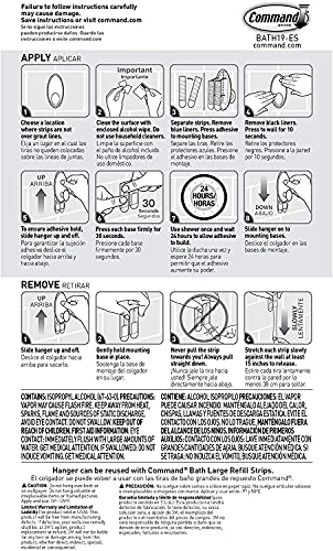 Command Strips BATH19-ES Command Caddy Hanger