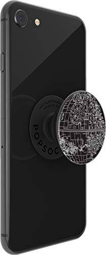 PopSockets Phone Grip with Expanding Kickstand, PopSockets for Phone - Star Wars - Death Star Alum