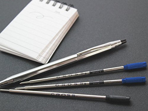 Cross 85112 Refills For Ballpoint Pens, Medium, Blue Ink, 2/Pack