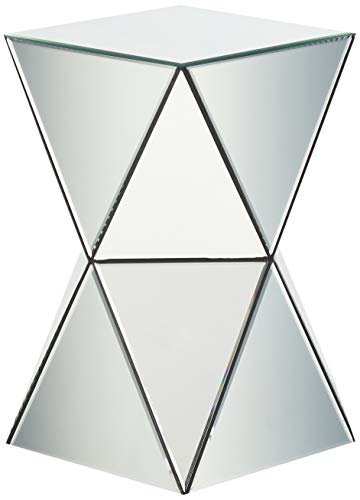 Christopher Knight Home Aami Mirrored Side Table, Clear / Mirror