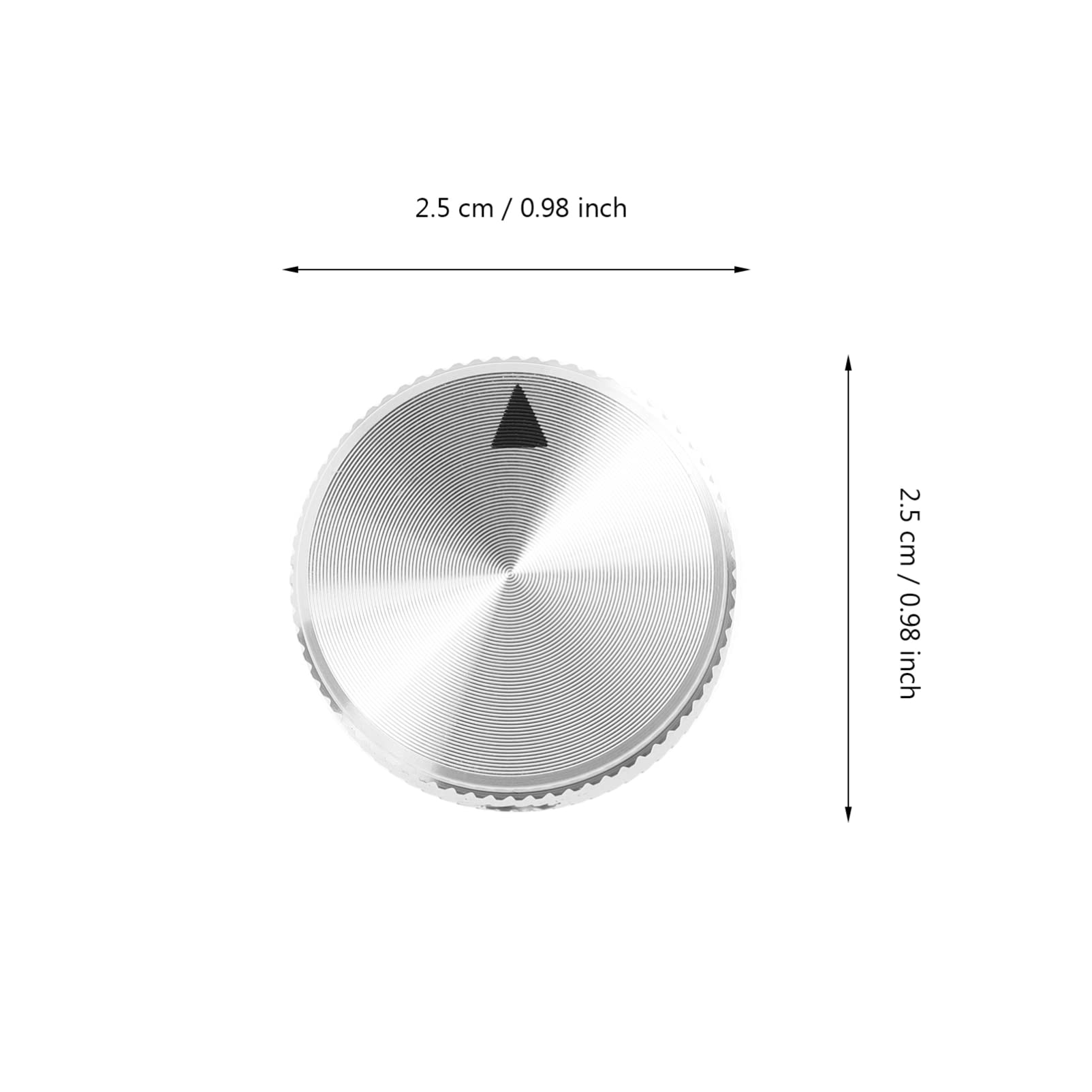 Rotary Electronic Control Potentiometer Knob: 2pcs Volume Control Knob Audio Knob Guitar Knob Knob Aluminum Alloy Amplifier Knob with Wrench and Screws