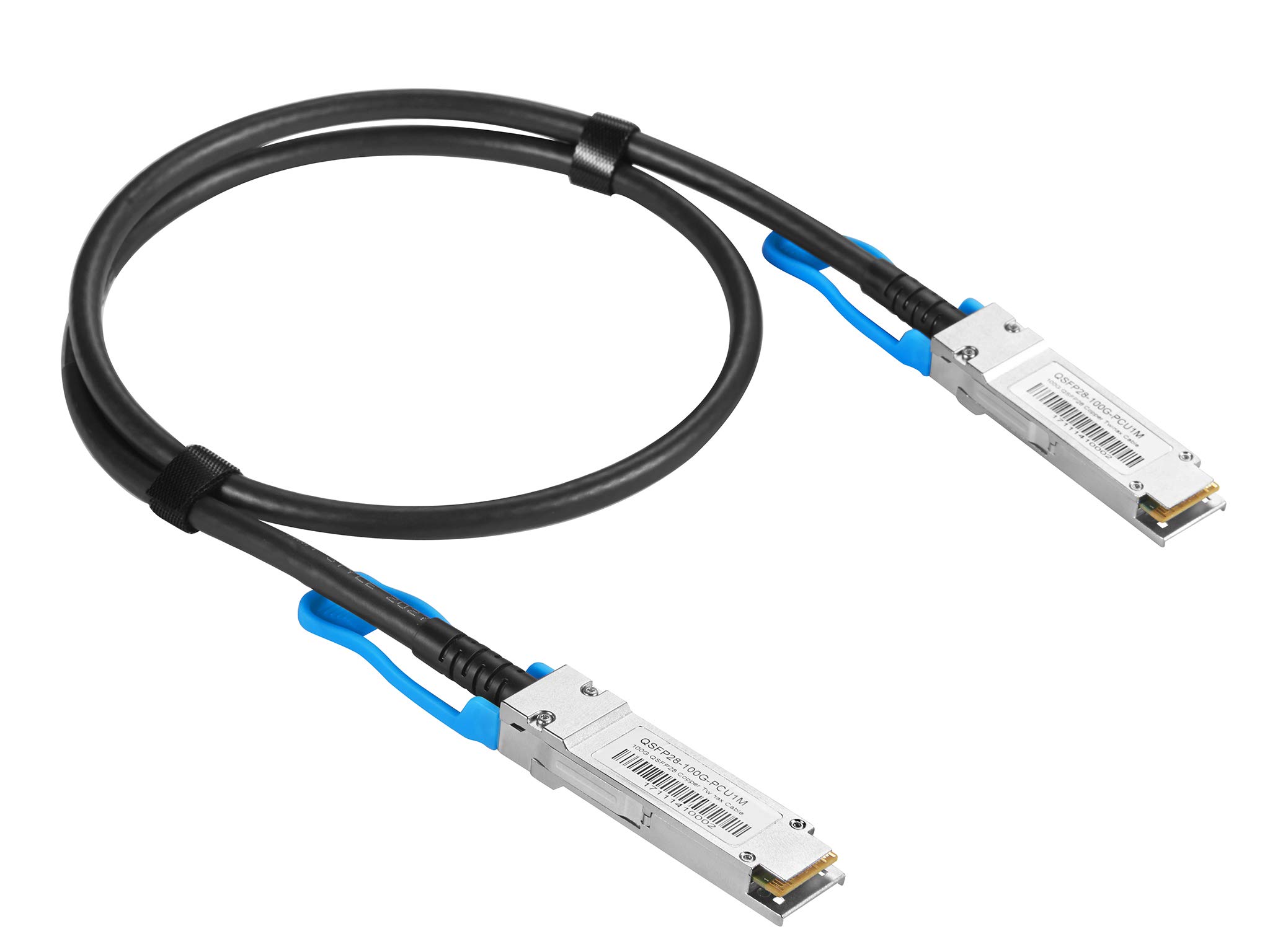 Macroreer 100G QSFP28 DAC Cable - 100GBASE-CR4 QSFP28 to QSFP28 Passive Direct Attach Twinax Copper Cable Compatible with Mellanox MCP7H00-A01, 1-Meter (3.3ft)