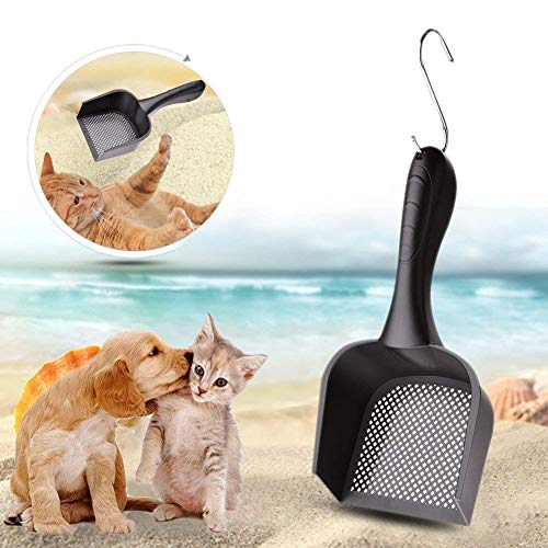 DHXYZZB Cat Kitty Litter Scoop Small Holes Fine Litter Scooper Shovel for Cat Dog Rabbits Hamster Snake Sifter Scoop High Qulity PVC Non-Toxic (2.5mm Hole)