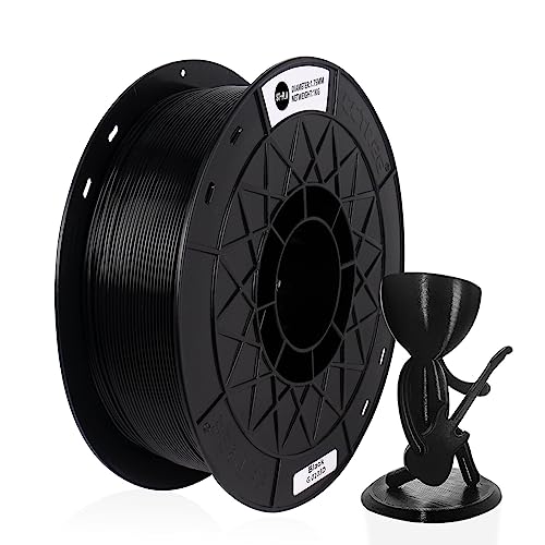 CCTREE PLA PRO Filament 1.75mm Black,3D Printing Filament Toughness PLA Plus 1kg Spool(2.2lbs) Dimensional Accuracy Âą 0.03mm,ST-PLA (PLA+) Tough & High Rigidity Filament for Most FDM 3D Printers