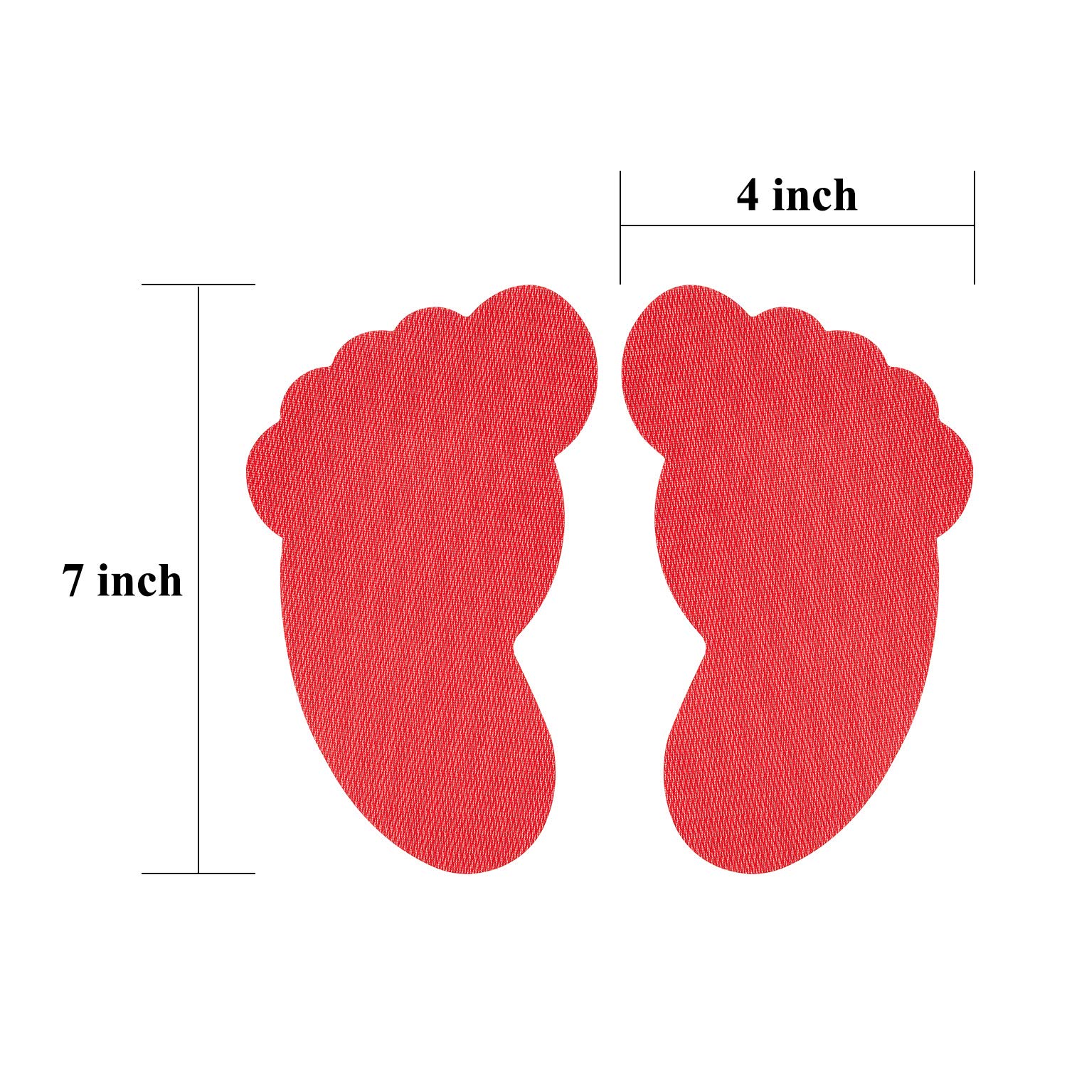 Outus 48 Pieces Carpet Feet Spots, Sit Foot Spots, Line up Spots for Classroom Floor, Carpet Markers for Teacher Supplies Classroom Rug, School Decoration (Classic)