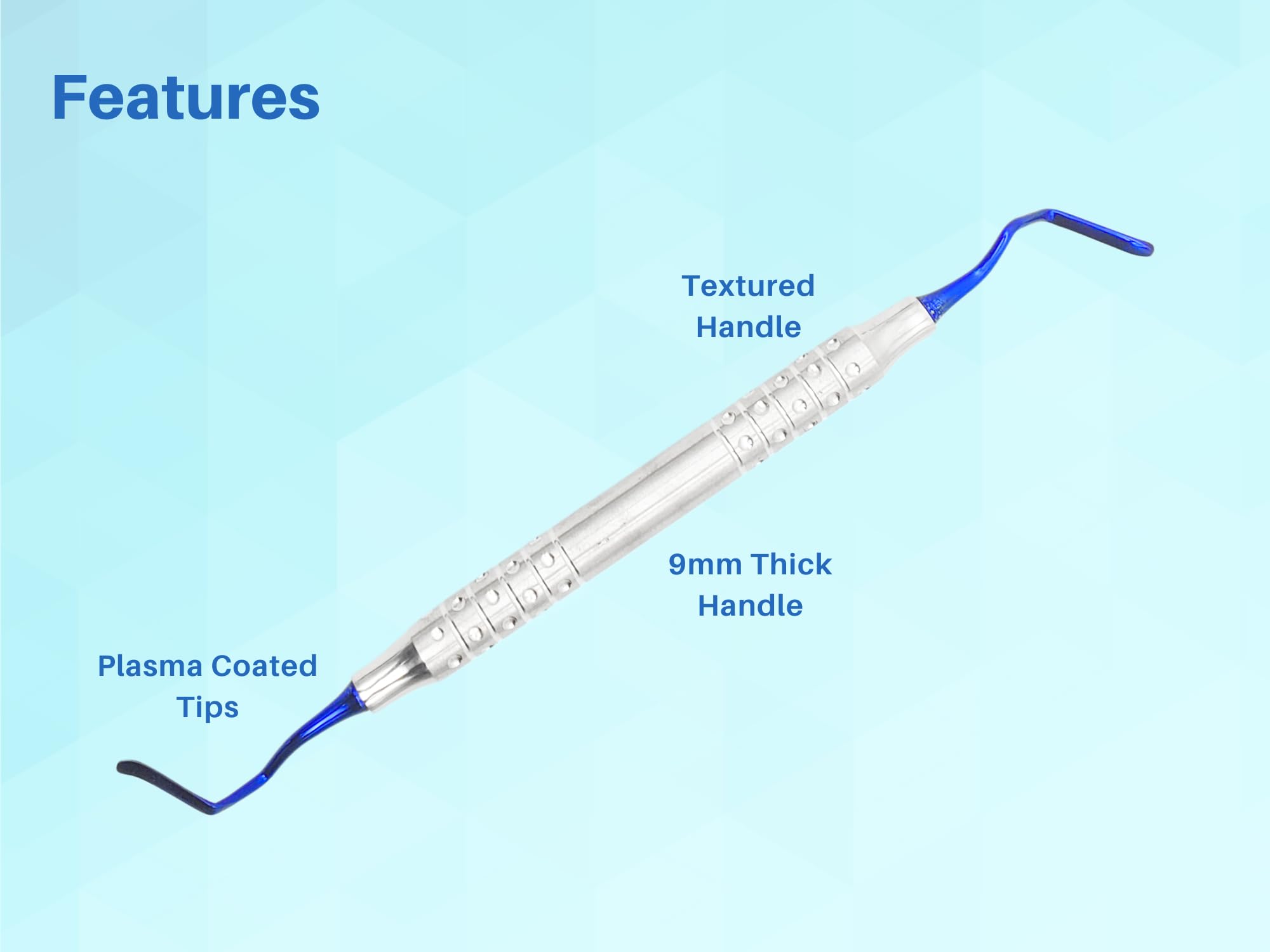Vista Tunneling Procedure Kit (5 pcs, Blue Plasma Coating) Dental periodontologist Gum repositioning ARTMAN Brand