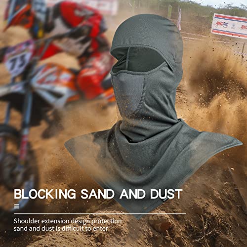3 Pieces Balaclava - Summer Sun Protection Motorcycle Fishing Sun mask Breathable Windproof Long Face Mask for Men Women