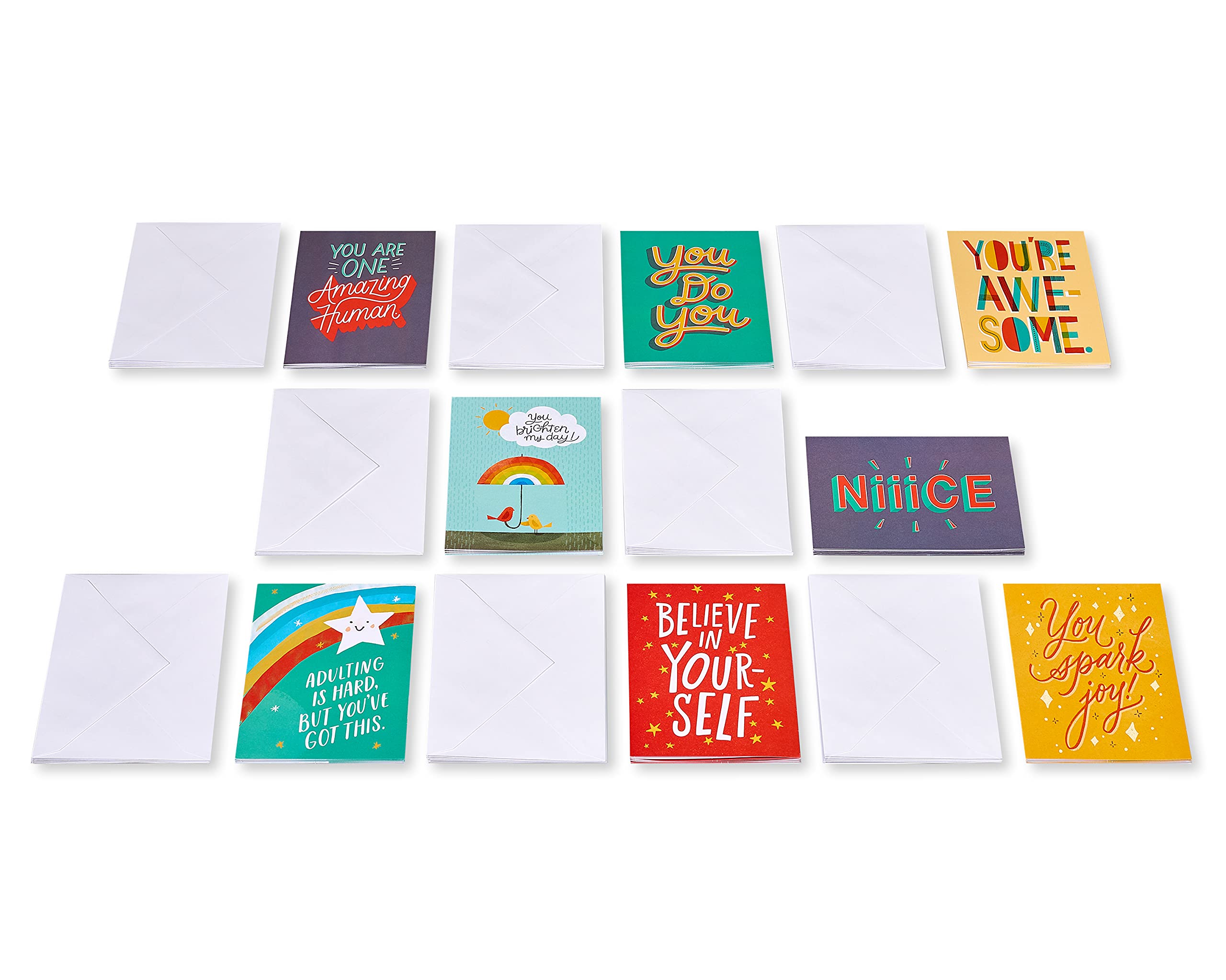 American Greetings Blank Cards with Envelopes for All Occasions, Inspirational, Thank You and Thinking of You (48-Count)