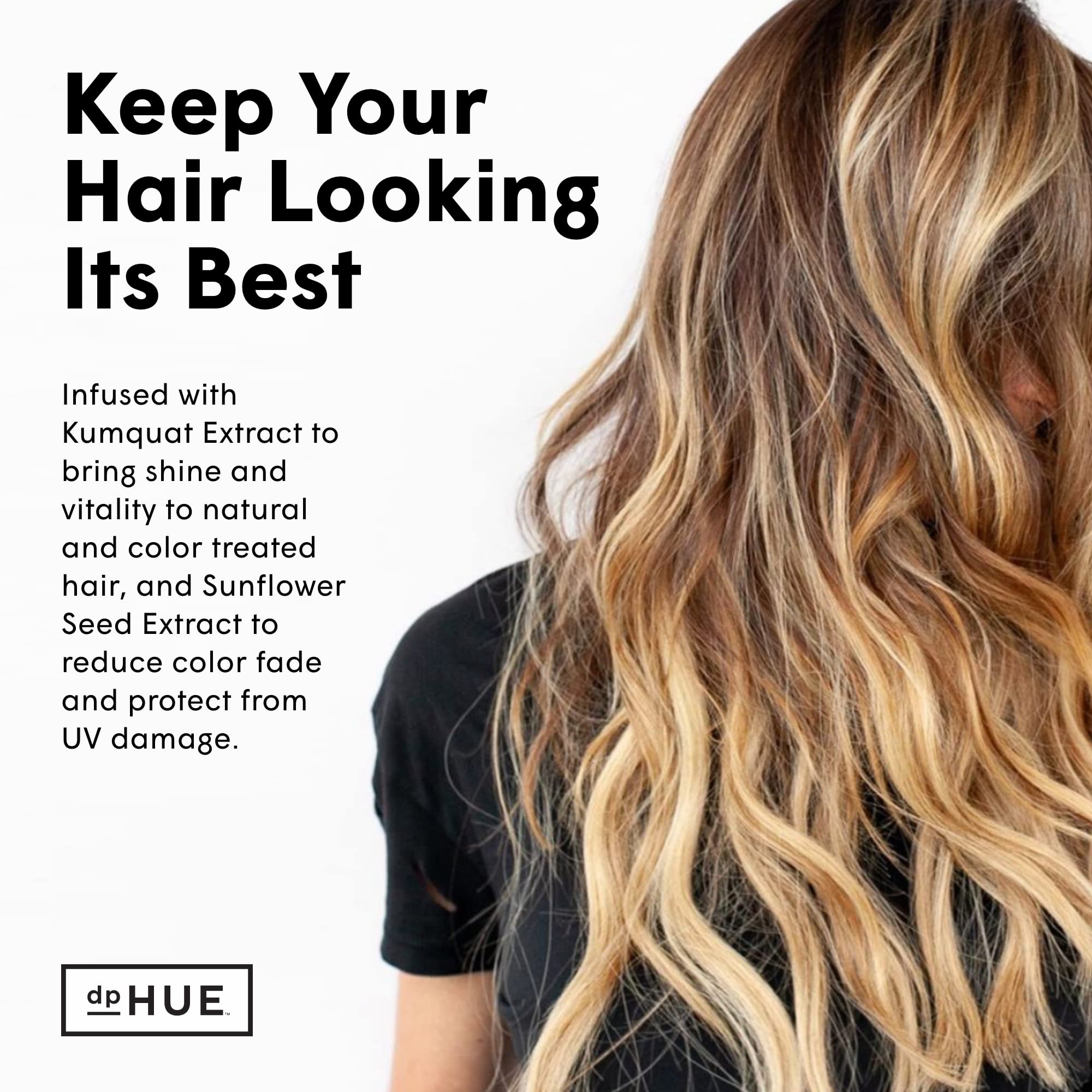 dpHUE Color Fresh Conditioner, 6.5 oz - Moisturizing Formula for Color-Treated Hair with Kumquat & Sunflower Seed Extract - Gentle & Effective