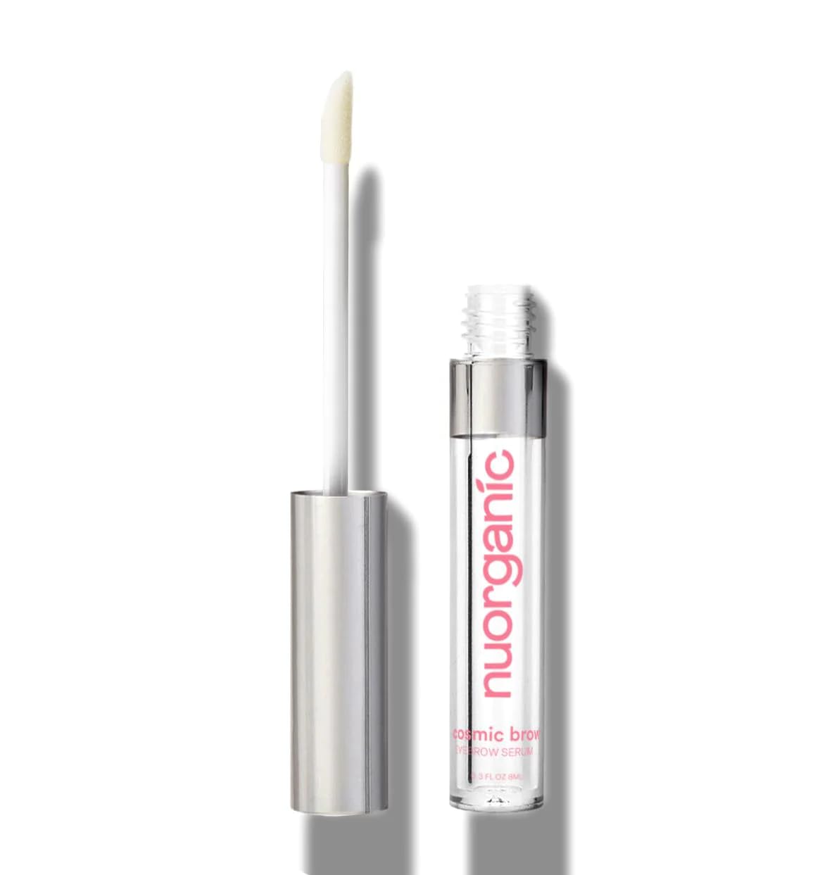 nuorganic Brow Growth Serum - Stronger + Thicker + Longer Eyebrows in 30 Days - Patented PhytoCellular Science - Vegan + Cruelty Free