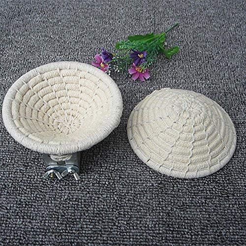 SONYANG Handmade Cotton Rope Bird Breeding Nest Bed for Budgie Parakeet Cockatiel Parakeet Conure Canary Finch Lovebird and Small Parrot Cage Hatching Nesting Box