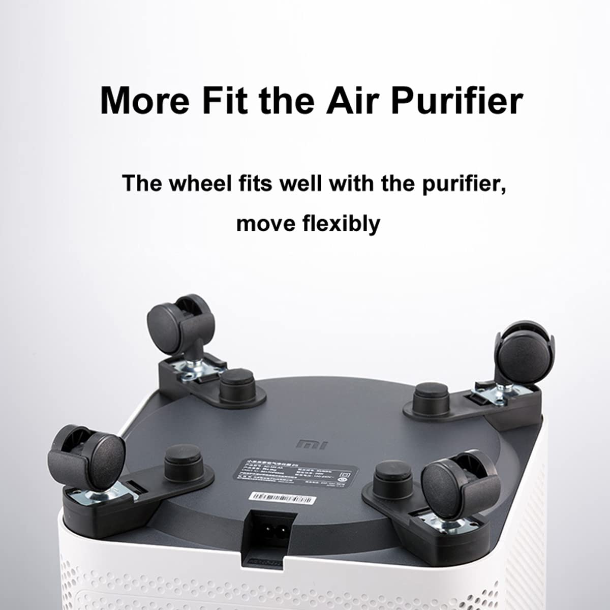 DOLANDE Air Purifier Base Wheel for Mi Air Purifier 3H 3 3C 2 2S Moblie Roller Caster Wheels for Xiaomi MiJia Air Purifier (Set of 4 Pcs)
