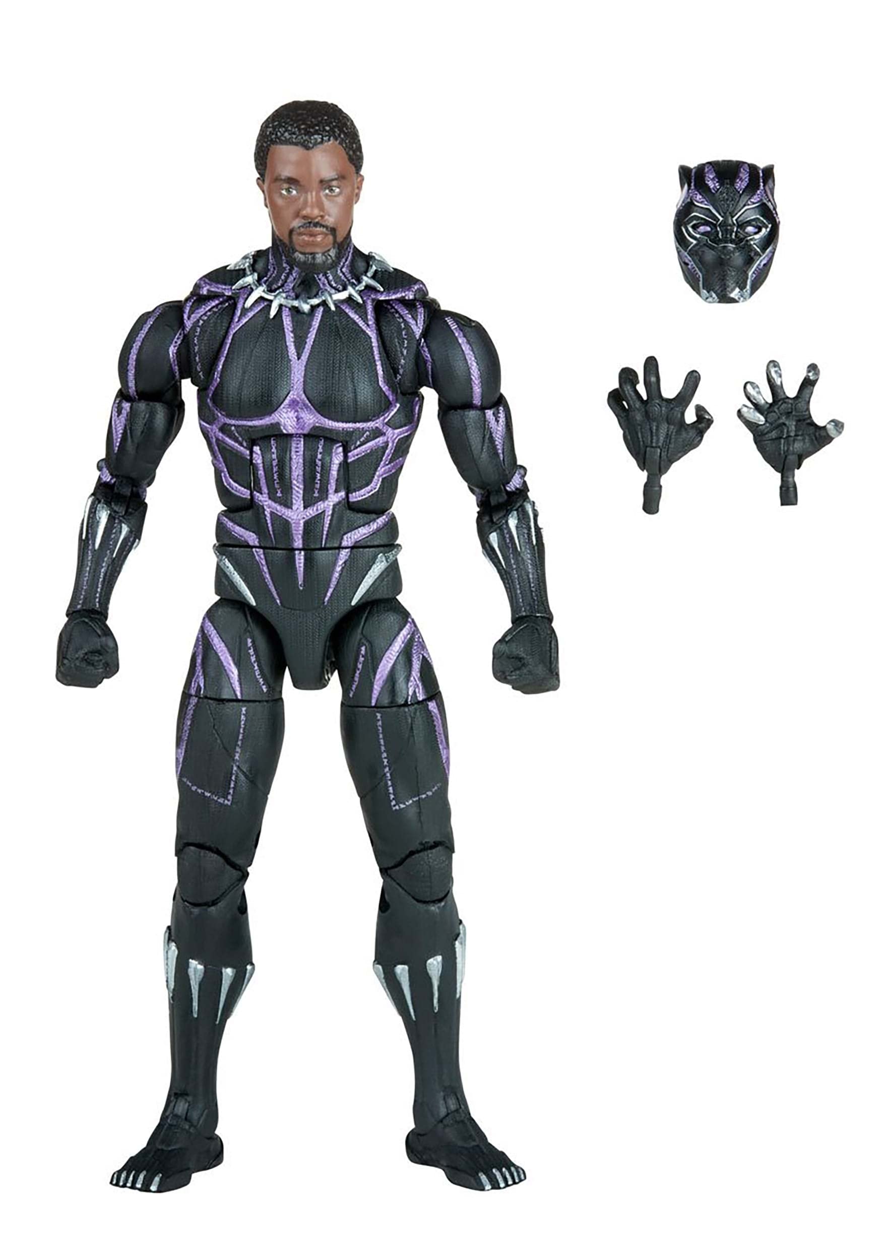 Marvel Legends Series Black Panther Legacy Collection Black Panther 6-inch Action Figure Collectible Toy, 3 Accessories