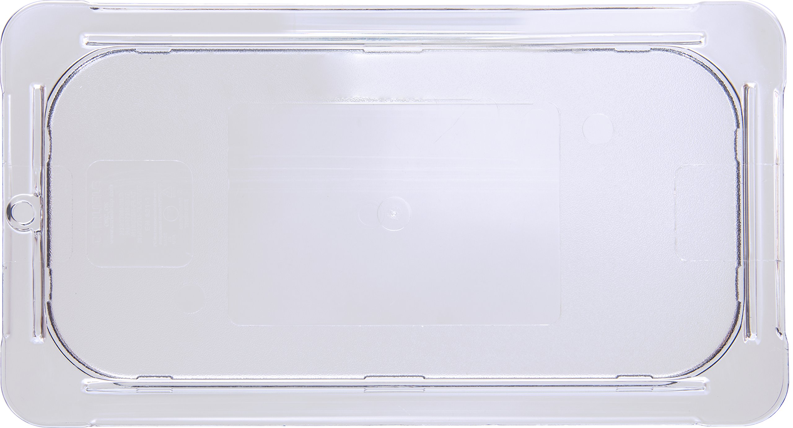 Carlisle FoodService Products 10276U07 StorPlus Third Size Polycarbonate Universal Flat Surface Food Pan Lid, Clear