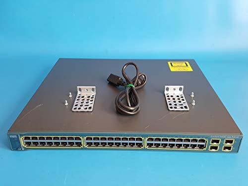 Cisco WS-C3560G-48PS-S 48-Port PoE 3560G Gigabit Switch (Renewed)