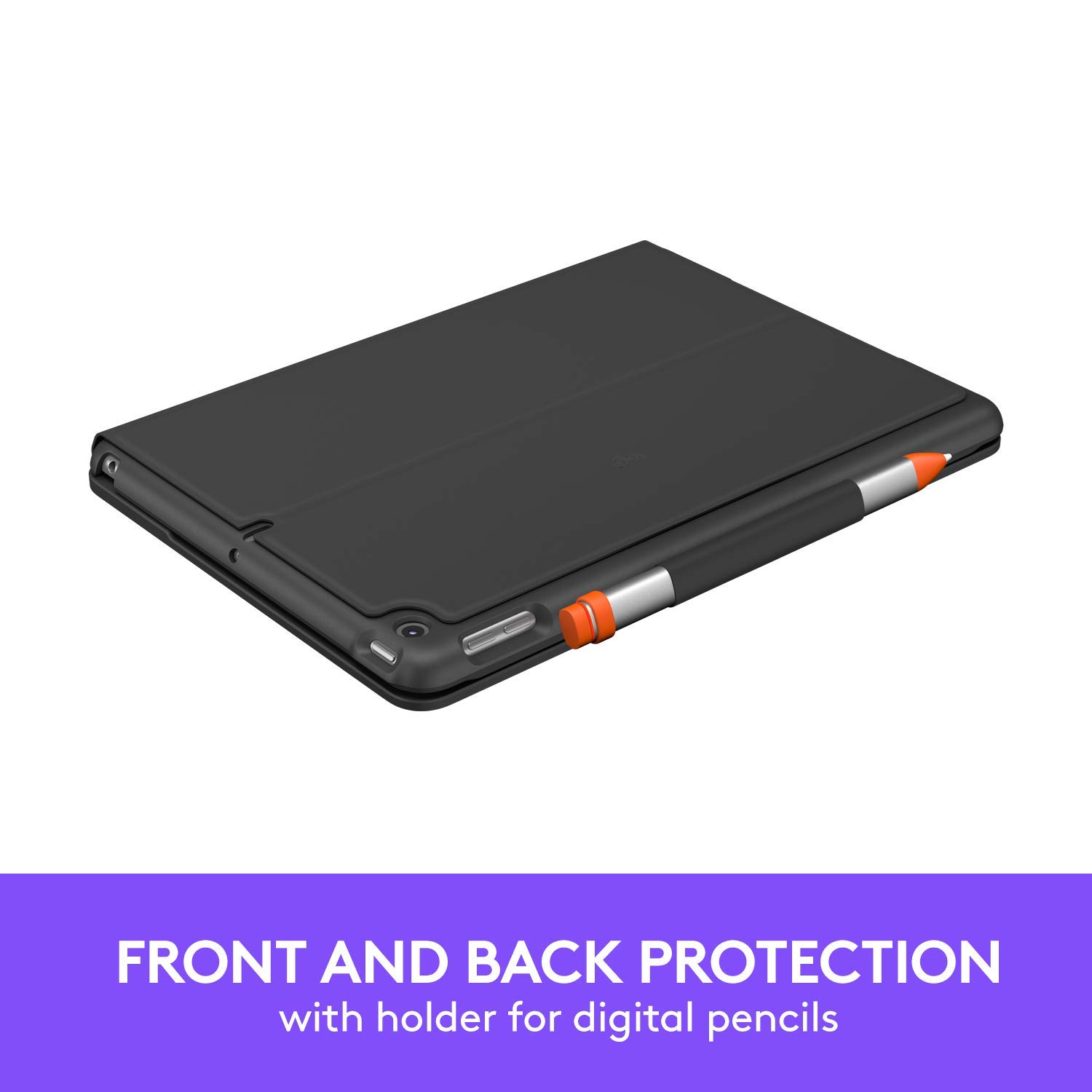 Logitech iPad Air (3rd generation) Keyboard Case | Slim Folio with integrated wireless keyboard (Graphite)