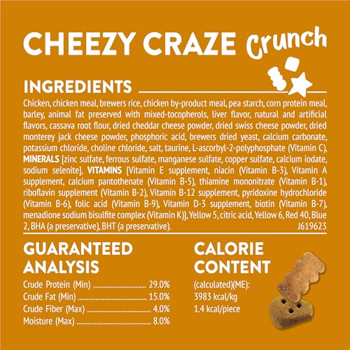 Purina Friskies Cat Treats, Party Mix Cheezy Craze Crunch - 20 oz. Pouch