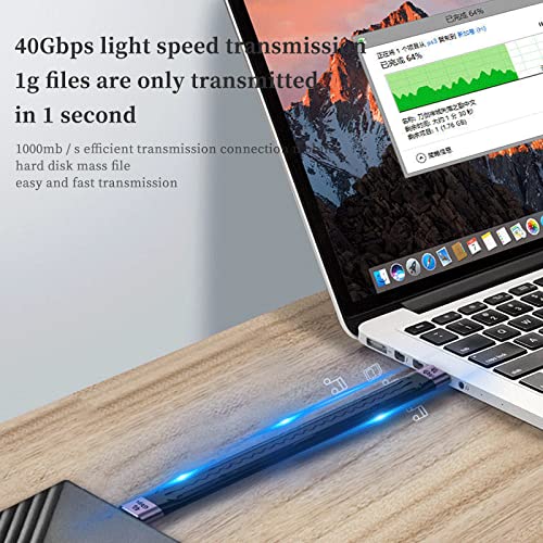 APEXSUN Short USB C Cable,USB C to C 0.4 Ft Flexible Cable Support Thunderbolt 4/3,USB4, PD 100W Quick Charge,8K Video,40Gbps Data Transfer for External SSD, EGPU, Docking,MacBook,Phone,PowerBank