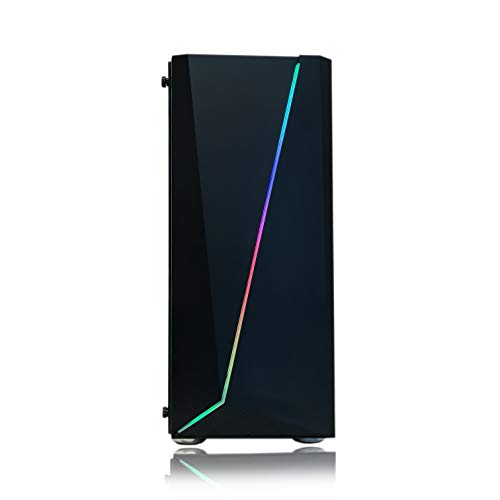 Alarco Gaming PC Desktop Computer Intel i5 3.10GHz,8GB Ram,1TB Hard Drive,Windows 10 pro,WiFi Ready,Video Card Nvidia GTX 650 1GB, 3 RGB Fans with Remote