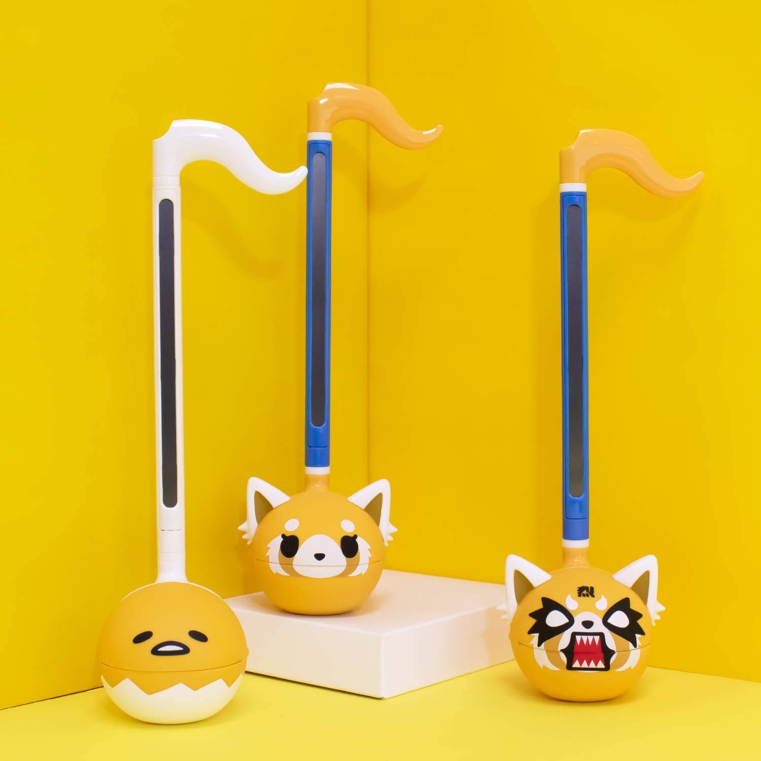 Special Edition Sanrio Otamatone (2 Pc. Set - Aggretsuko Sweet + Rage) - Fun Electronic Musical Toy Instrument by Maywa Denki (Official Licensed) [Includes Song Sheet and English Instructions]