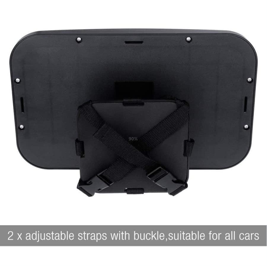 Zacro Baby Car Mirror - Fully Adjustable Shatter Proof Car Baby Mirror, Large Clear Rear Facing Seat Views for Baby Safety, Infant Travel Gear