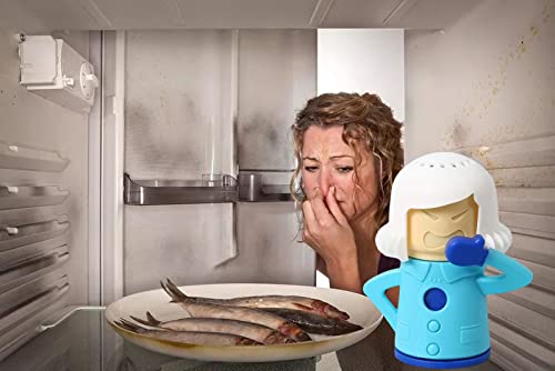Cool Mom Fridge Deodorizer Baking Soda Container, Cold Mama Chill Lady Baking Soda Odor Absorber Box Kitchen Mama Refrigerator Deodorizer Baking Soda Holder Funny Kitchen Gadgets for Fridge Cleaner
