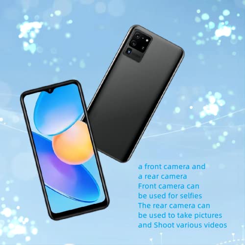 aderroo Unlocked Phone, HOT12Play 6.52-inch Screen,Supports The Dual SIM Card Frequency Band of 3GWCDMA : 850/2100MHZ,Unlocked Cell Phone,1G RAM 8G ROM,Android Smartphone(Black