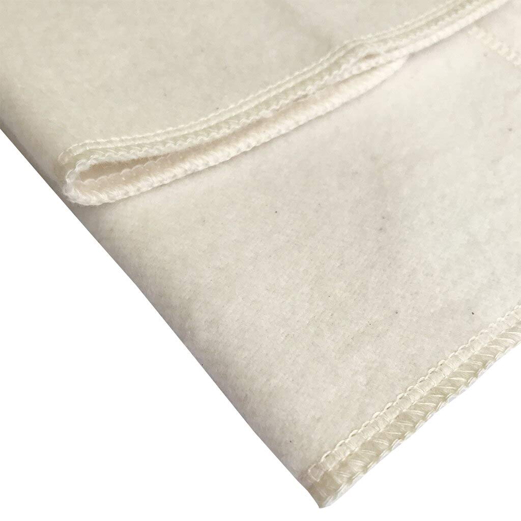 Washable Organic Diapers – Prefold Cloth Diaper Booster Pads for Baby and Toddler, Brushed Cotton (10-pack)