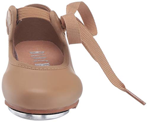 Bloch Girls Annie Tyette Dance Shoe, Brown Tan, 5 Toddler