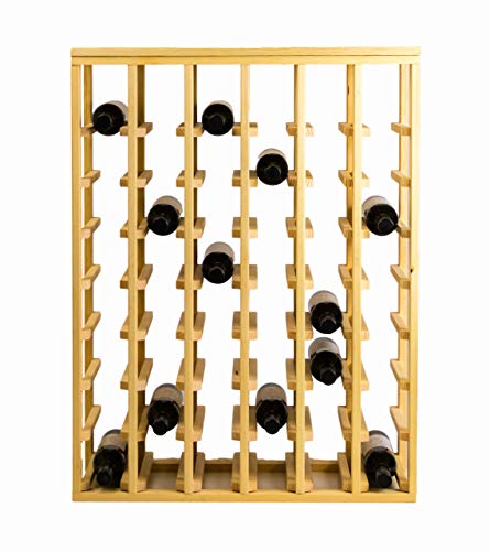 Creekside 48 Bottle Table Wine Rack (Pine) by Creekside - Exclusive 12 inch deep design conceals entire wine bottles. Hand-sanded to perfection!, Pine