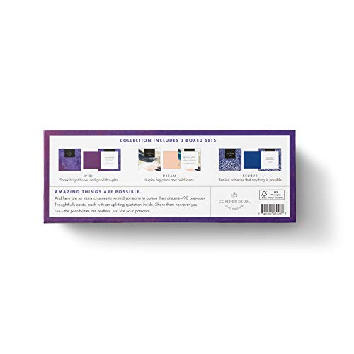 Spark Possibilities ThoughtFulls Collection by Compendium — Includes three ThoughtFulls boxed sets, one each of Dream, Wish, and Believe.