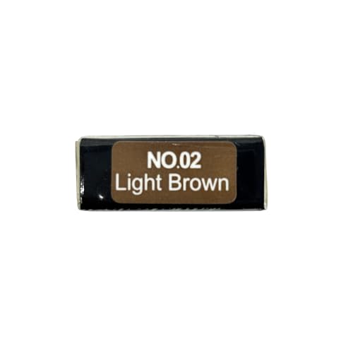 Music Flower Eyebrow Pencil Double Ended, Waterproof Natural Brow Enhancing Pen, Long lasting Eye Makeup, Pack of 1, Light Brown