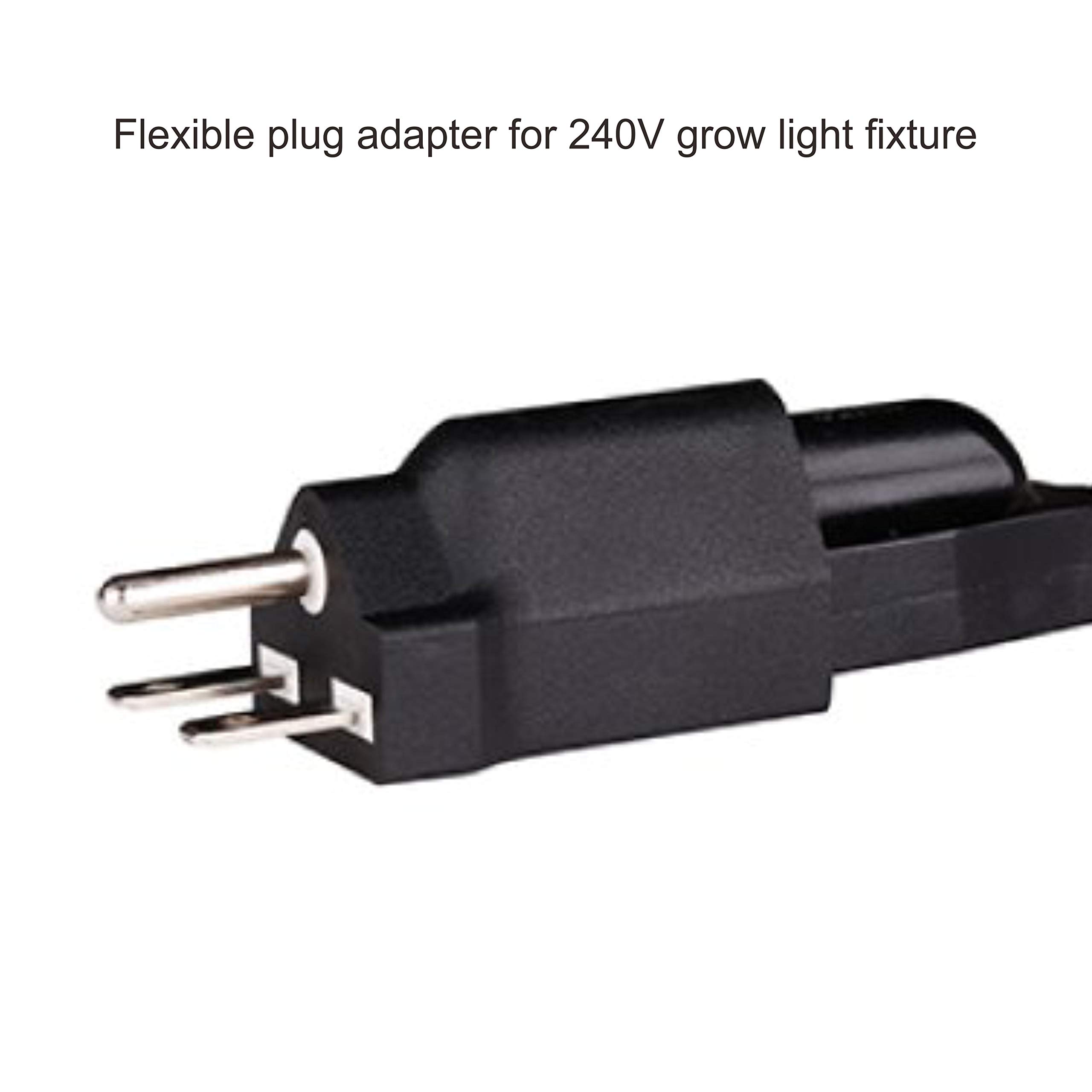 BloomGrow 110V / 120V to 220V / 240V Plug Adapter Electrical Converter for US (1 PC)