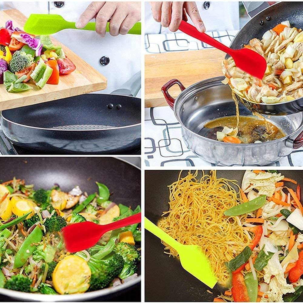 5-piece 8.5 inch Small Spatulas + 4-piece 11 inch Silicone Spatulas