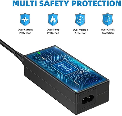 Powseed for LG Monitor Power Cord 19V DC Power Supply AC Adapter with 10FT Cable for LG Electronics 19'' 20'' 22'' 23'' 24'' 27'' LED LCD Monitor Widescreen LED LCD HD TV
