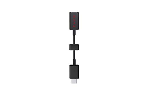 RAYZ Lightning to USB-C Audio Adapter | Connect Lightning Headphones Earphones to Any USBC Device –– Lossless Audio, Universal Compatibility, Latch for Storage (Black)