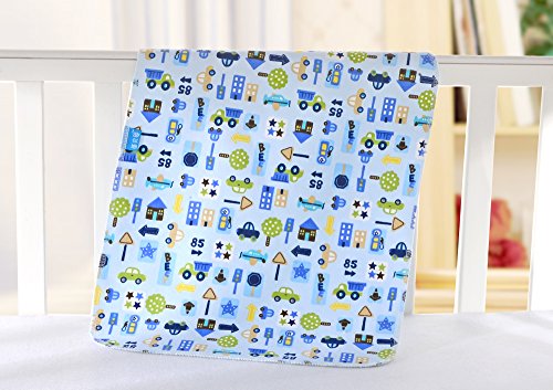 Diaper Changing Pad, Twoworld Cotton Bamboo Fiber Breathable Waterproof Changing Pads Washable Resuable Diapers Liners Mats(20x28in)