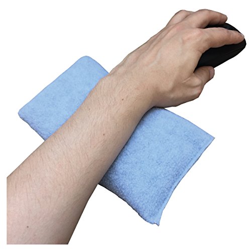 Ergonomic Wrist Rest Bean Bag for Computer Mouse for Pain Relief of Tendinitis, Carpal Tunnel, and Forearm Discomfort