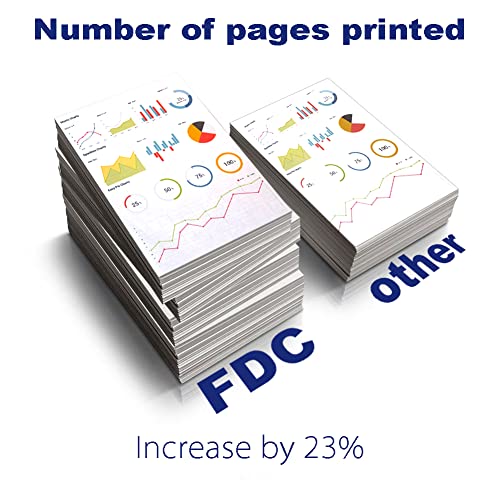 FDC Compatible 106R01597 106R01594 106R01595 106R01596 Toner Cartridge Replacement for Xerox Phaser 6500 WorkCentre 6505 Printers (4 Colors)
