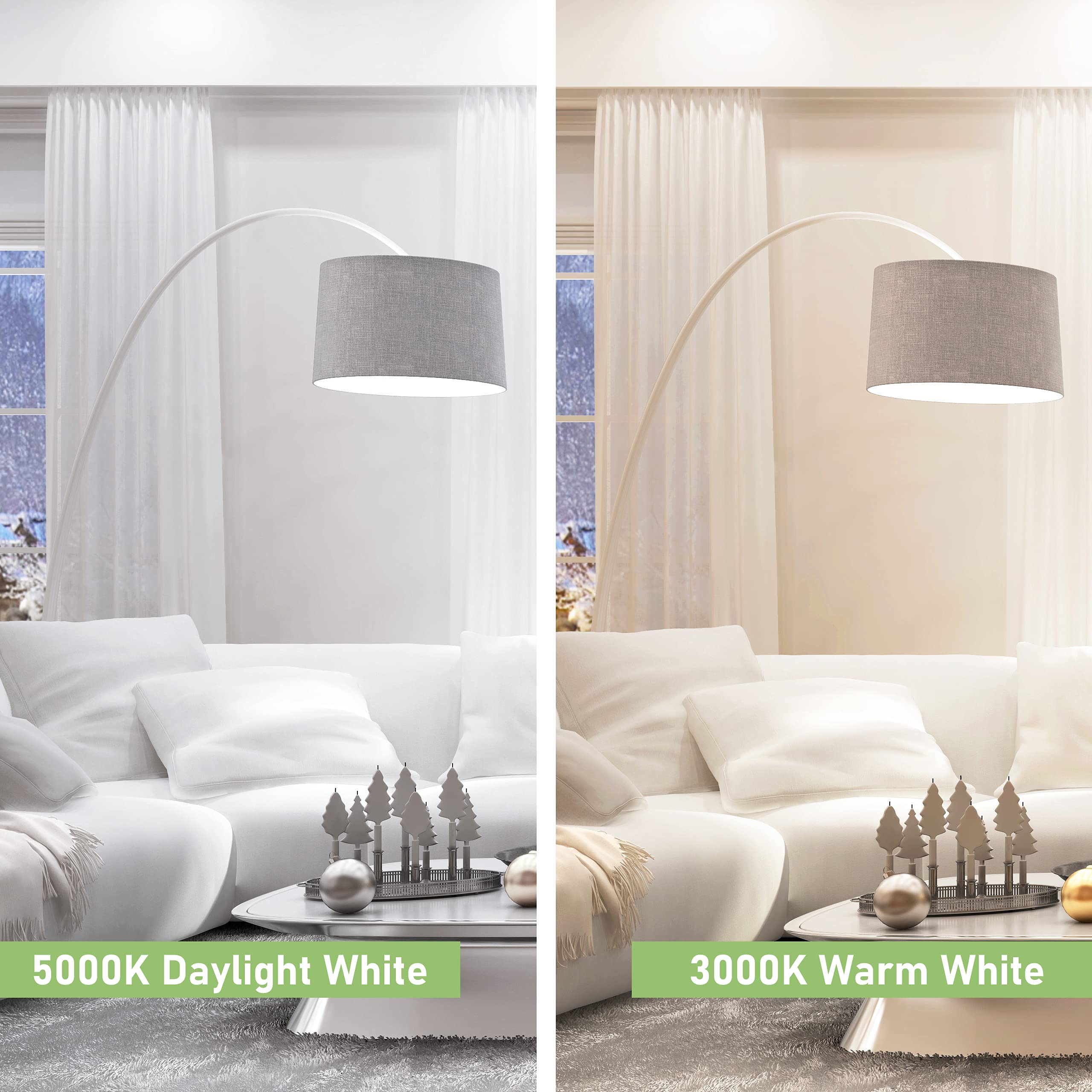 Maelsrlg E17 LED Bulb 6W(60 Watt Equivalent), Intermediate Base Spotlight Bulb, Warm White 3000K, E17 Reflector R14 Bulb for Curio Cabinet, Non-Dimmable, Pack of 2