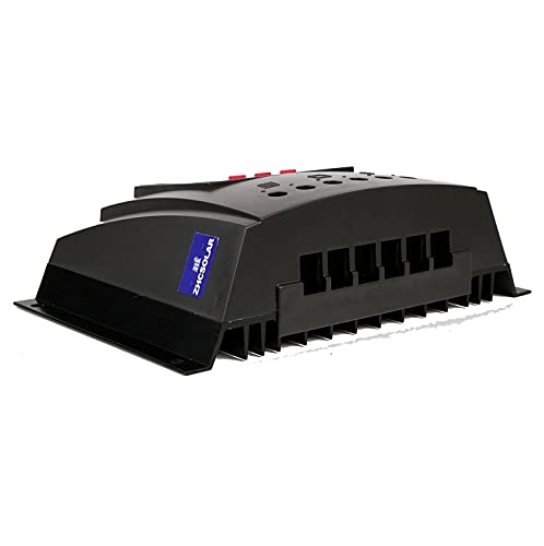 50 Amp Solar Charge Controller 48V 36 Volt 24V 12V Auto Switch, 50A PWM Panel Voltage Regulator for Lithium ion Lead Acid Lifepo4 Battery