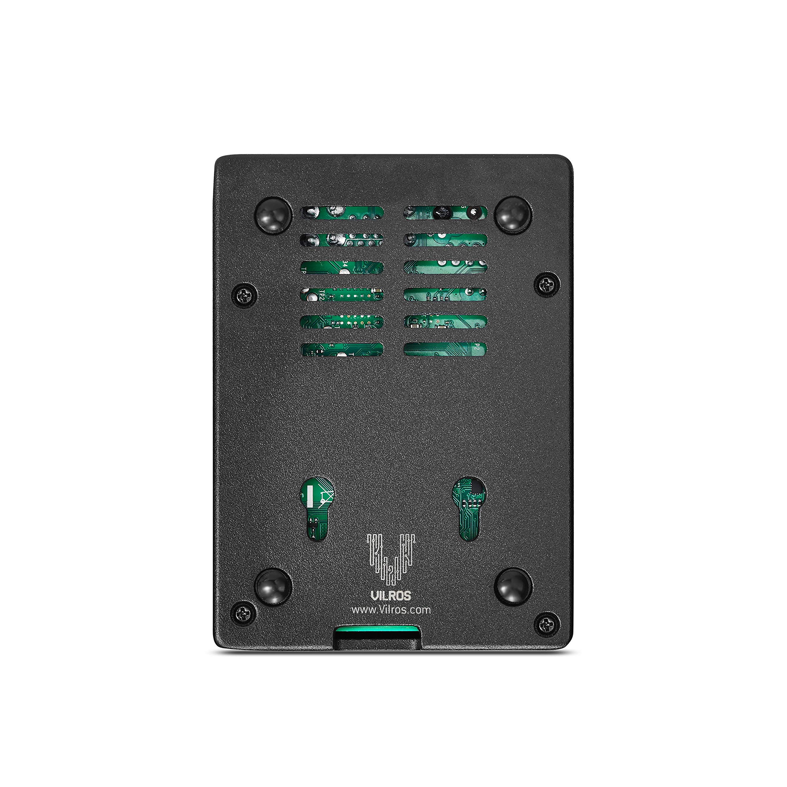 Vilros Raspberry Pi 4 Compatible Heavy Duty Aluminum Alloy Case with Preinstalled and Ready to Connect Fan (Black)
