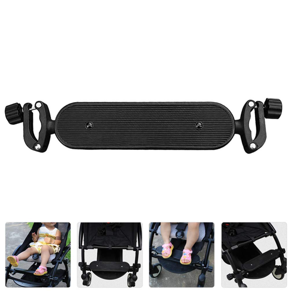 Toddmomy Stroller Footrest Plastic Adjustable Stroller Extension Footboard Pram Foot Rest Foot Support Stroller Accessories for Pushchair