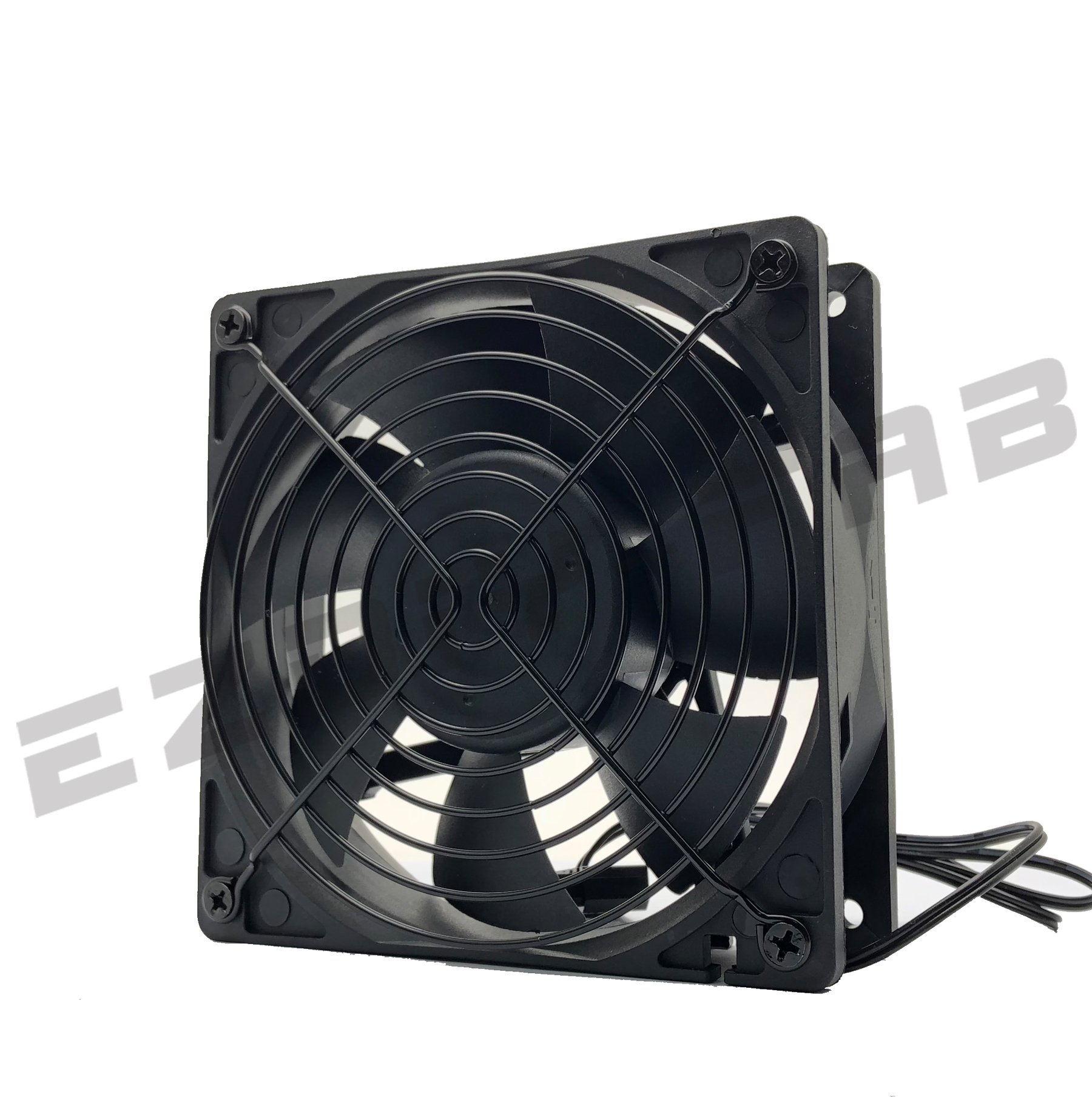 EZDIY-FAB 12cm 120mm 200CFM 4000RPM CPU Cooling Fan 12V DC 4-Pin Molex PC Computer High CFM Cooling Case Fan with Metal Finger Guard Grill