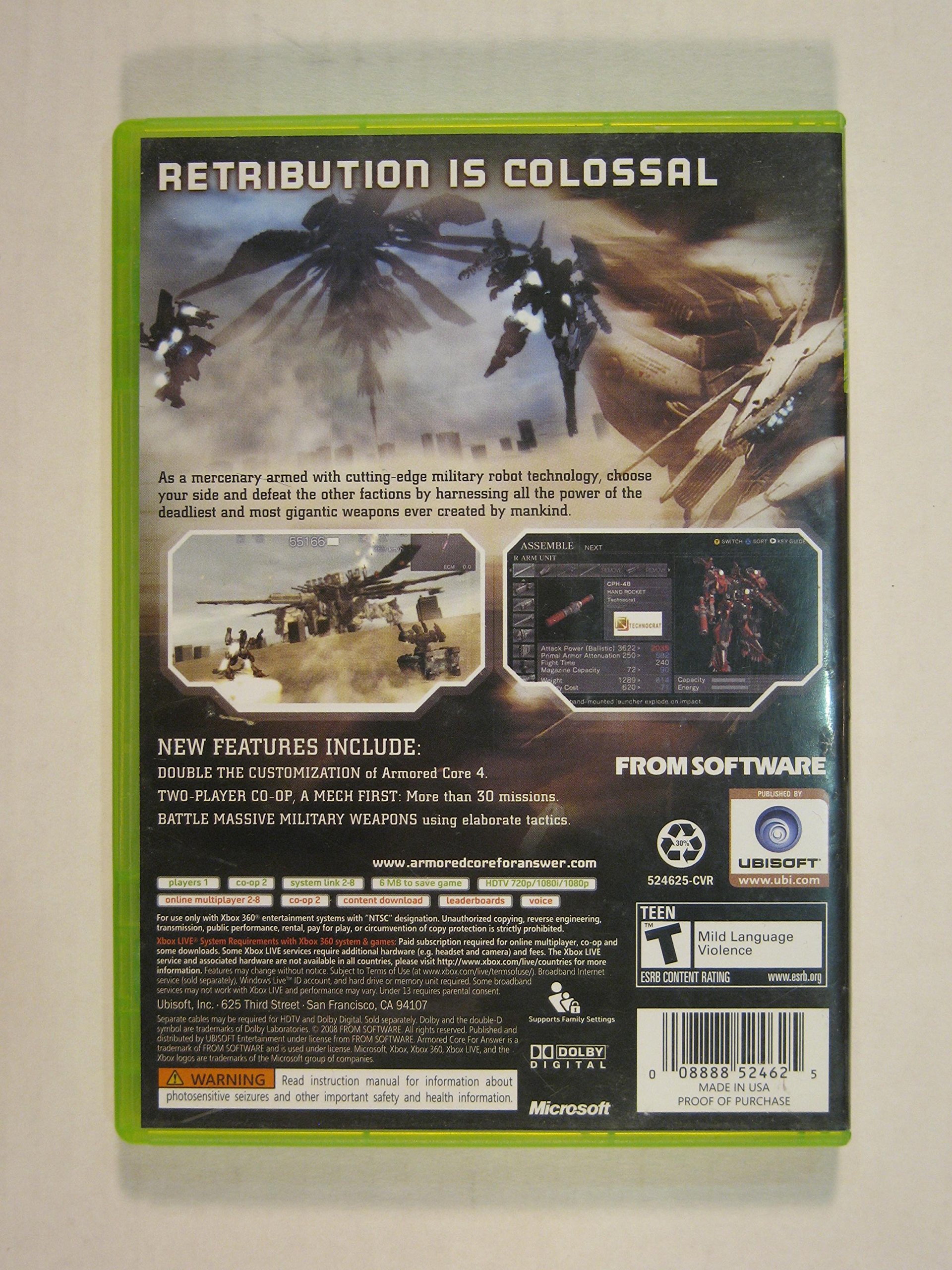 Armored Core: For Answer - Xbox 360