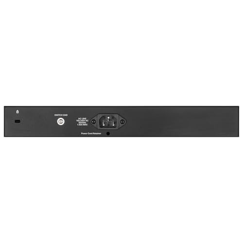 D-Link 10-Port Gigabit Smart Managed PoE+ Switch | 8 PoE+ Ports (130W) + 2 SFP Ports | L2+ | VLANs | Web Managed | Surveillance Mode | Desktop or Rackmount | Fanless | NDAA Compliant (DGS-1210-10MP)