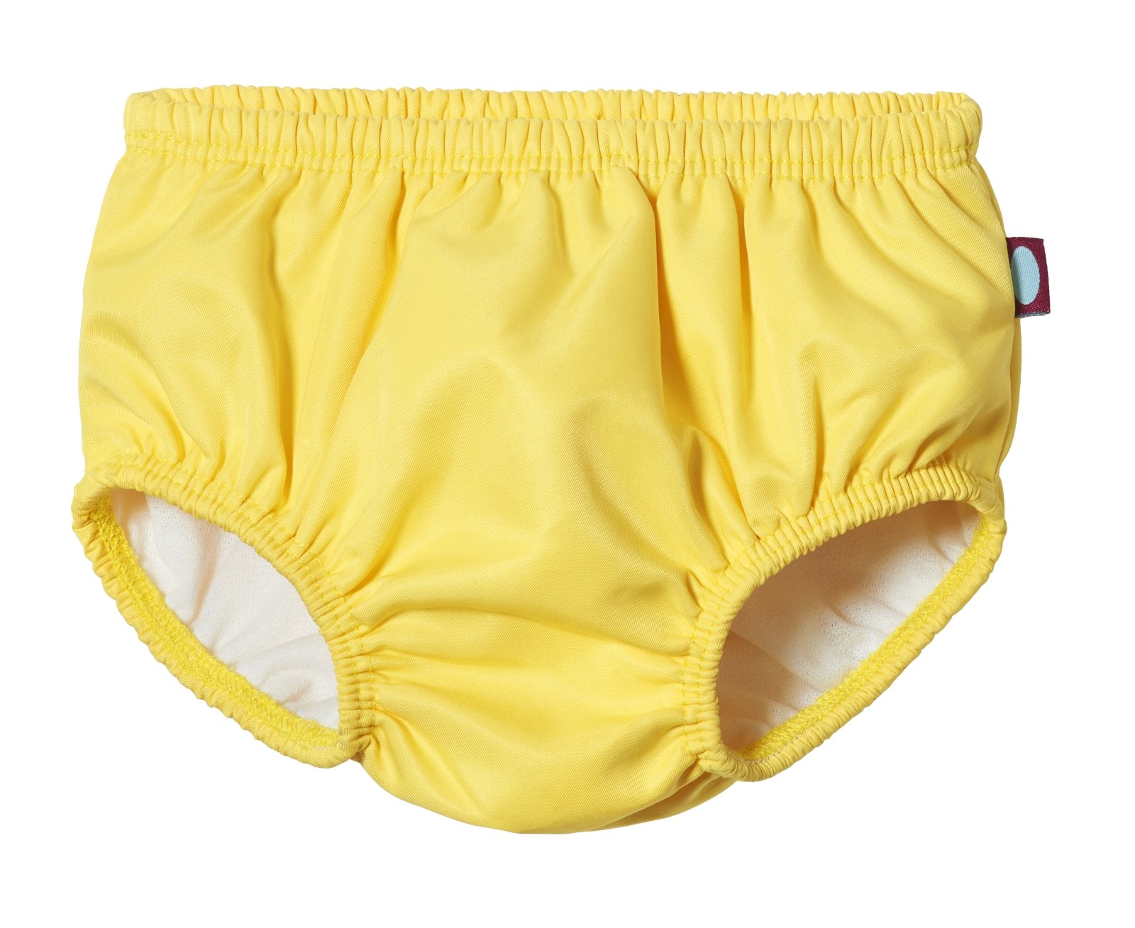 Made in USA Baby Girls and Boys Swim Diaper Cover Reusable Leakproof for Swimming Pool Lessons Beach, Yellow, 3-6 Months