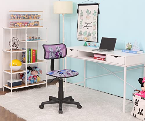 Disney Frozen 2 Adjustable Swivel Mesh Rolling Desk Chair, for Kids, Teens and Adults
